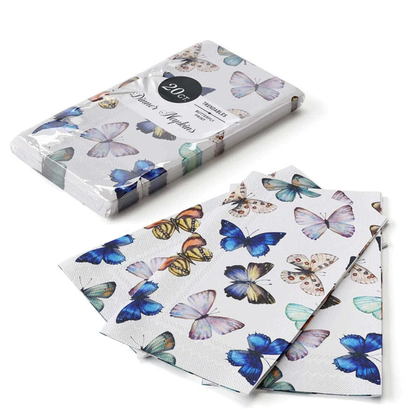 Butterfly Dinner Napkins - Pristine Party Source