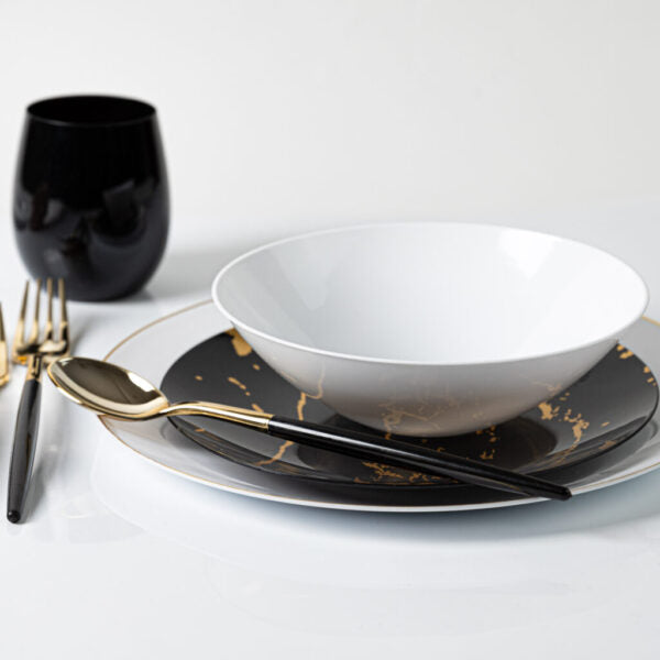 Organic White 16 oz Bowls - Pristine Party Source