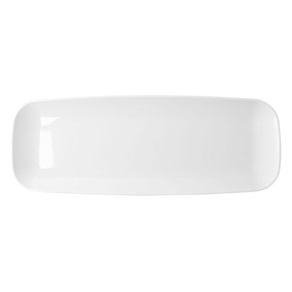 Organic White Rectangle Tray (2 Count) - Pristine Party Source